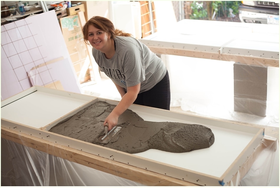 DIY Concrete Countertops A Kitchen Update Run To Radiance