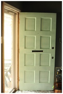 Our New Mint Front Door - Run To Radiance