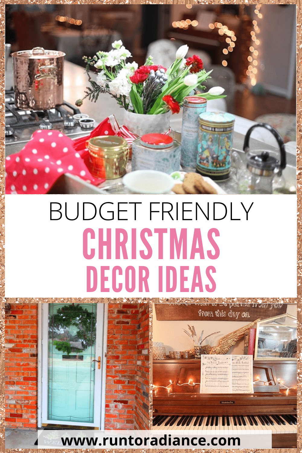 10 Quick Cheap Christmas Decor Ideas - Run To Radiance