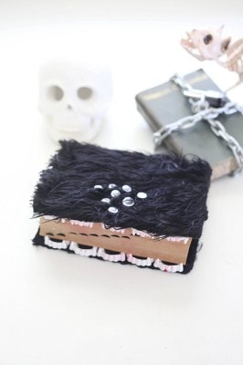 DIY Spooky Halloween Decorations With Books - Run To Radiance