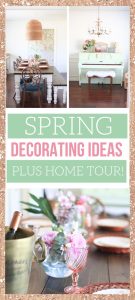 Spring Home Tour {Flower Filled} Spring Decorating Ideas