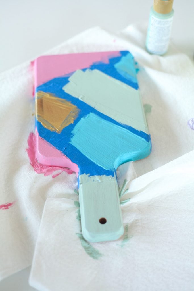 Color Blocking Craft Idea - Painting Utensils - Run To Radiance