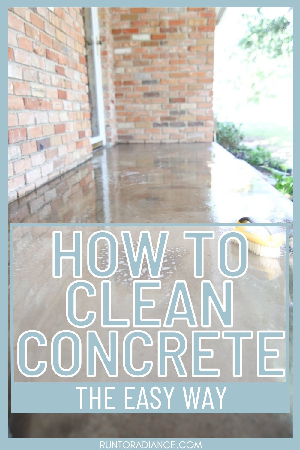 How to Clean Concrete (the Easy Way!) - Porches, Patios, Driveways ...