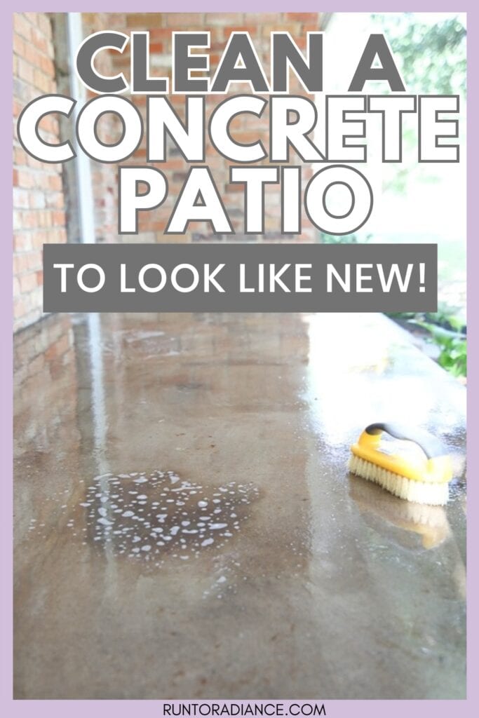 How to Clean Concrete (the Easy Way!) - Porches, Patios, Driveways ...