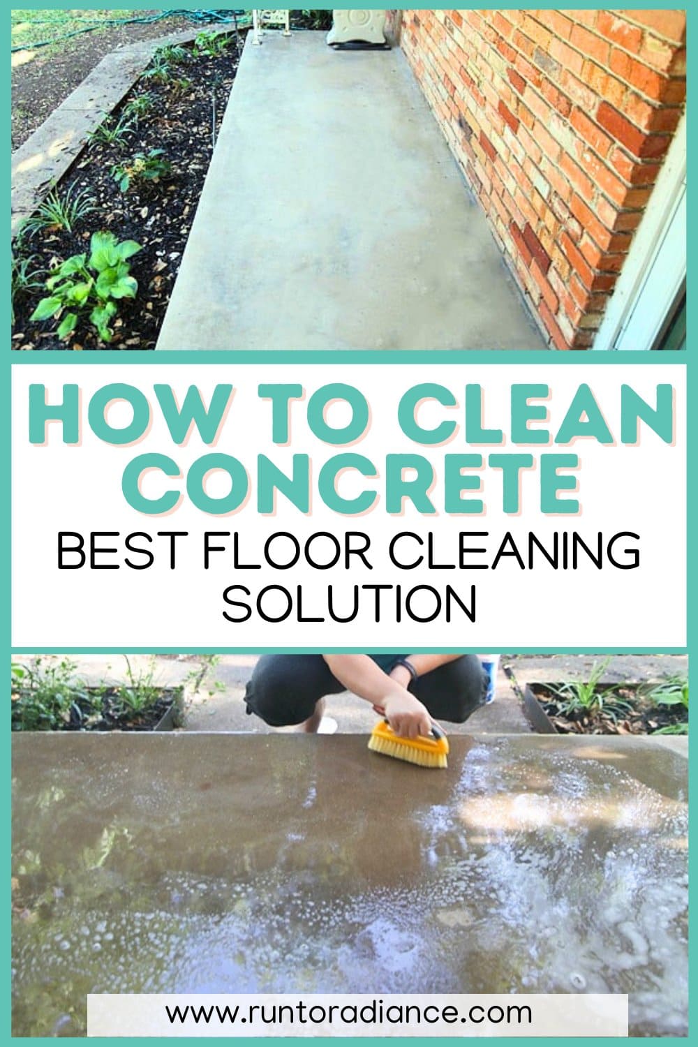 How to Clean Concrete (the Easy Way!) - Porches, Patios, Driveways ...