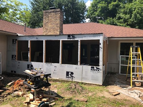 {DIY Sunroom} How to Convert a Porch to a Sunroom - Framing and Windows ...