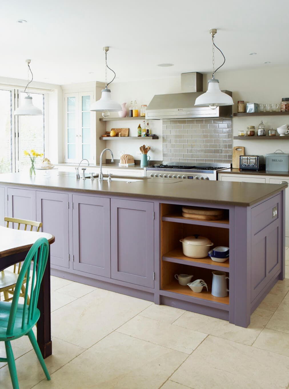 Trendspotting: Colorful Kitchen Cabinet Colors - Run To Radiance