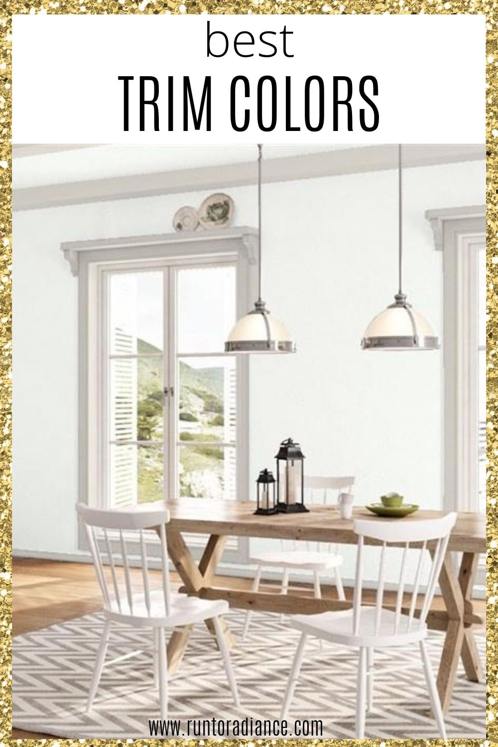 The Best Trim Colors To Paint In Your Home - Run To Radiance