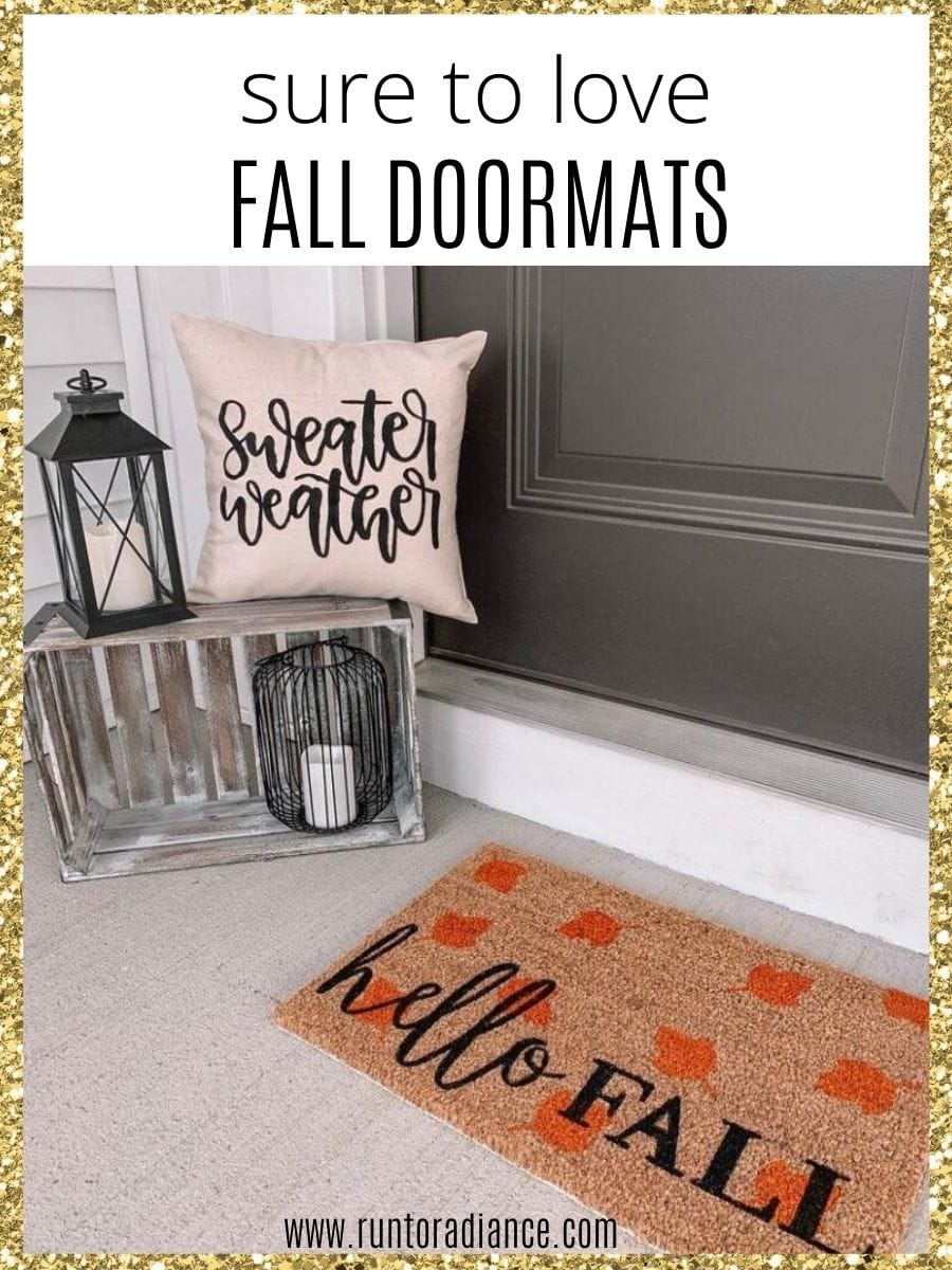 Fall Doormats You're Sure To Love - Run To Radiance