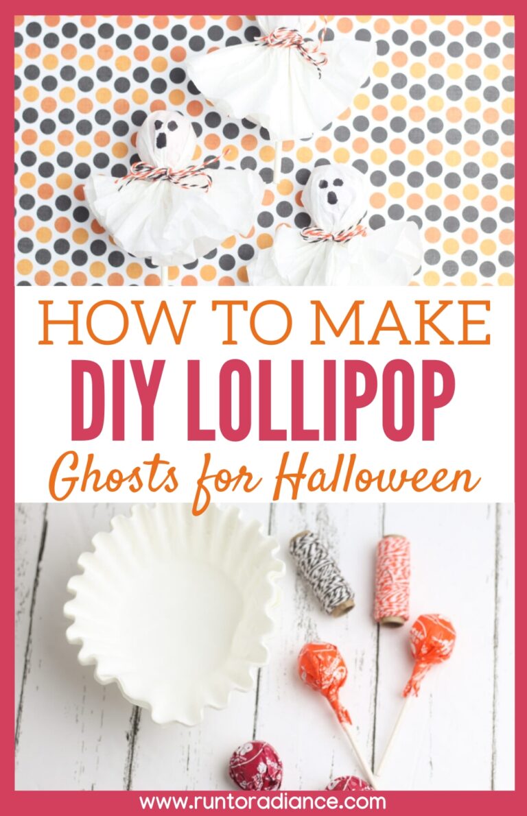 How To Make Spooky Ghost Lollipops For Halloween - Run To Radiance