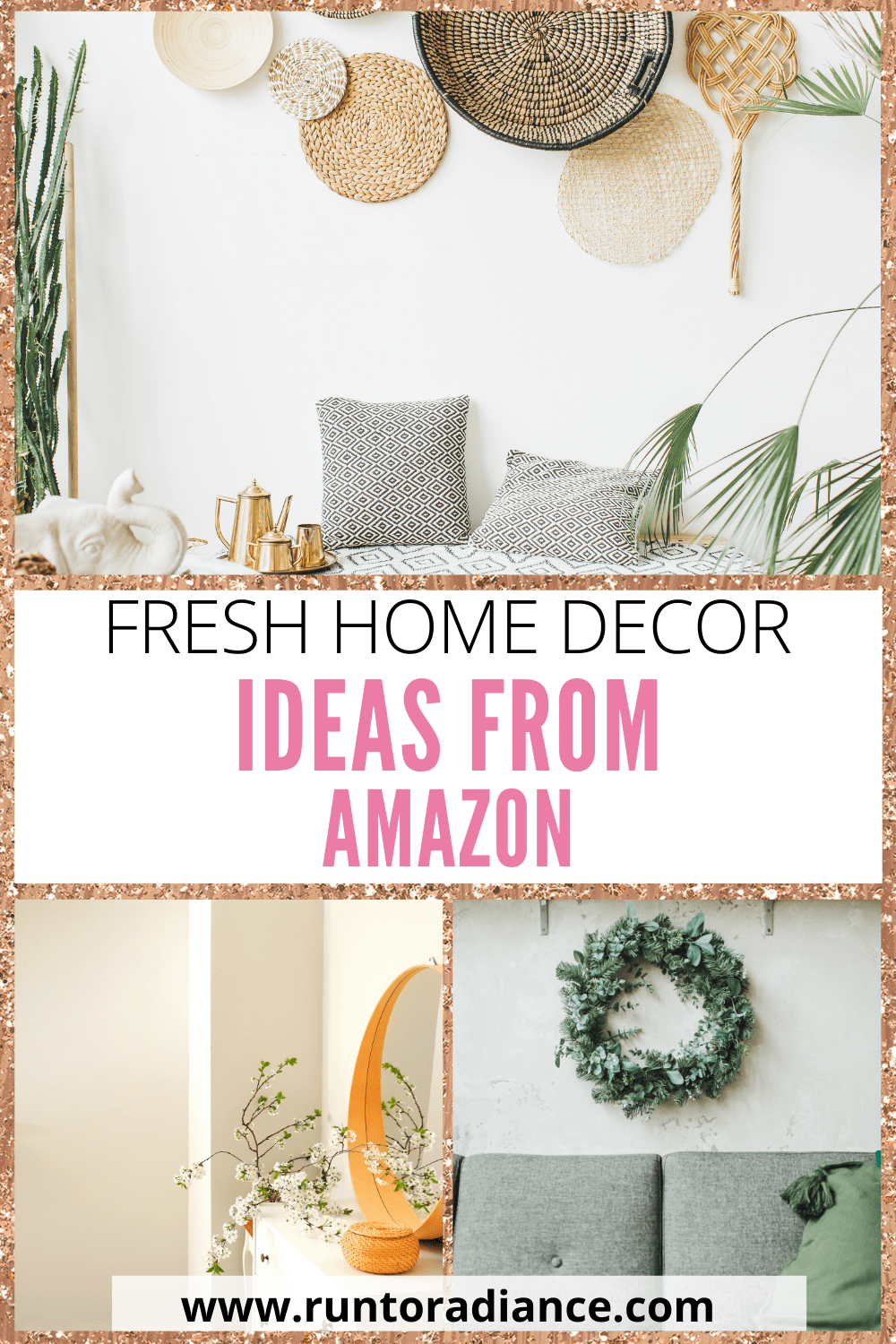 Ideas To Freshen Up Your Spring Decor From Amazon - Run To Radiance