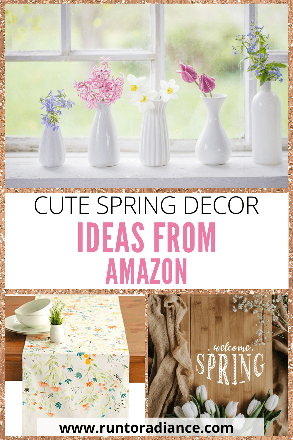 Ideas To Freshen Up Your Spring Decor From Amazon - Run To Radiance