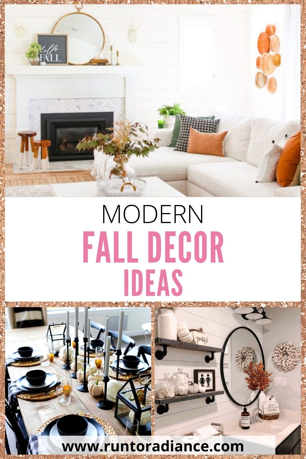Modern Fall Decor Run To Radiance - Run To Radiance