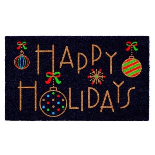 Christmas Doormats For A Festive Front Porch - Run To Radiance