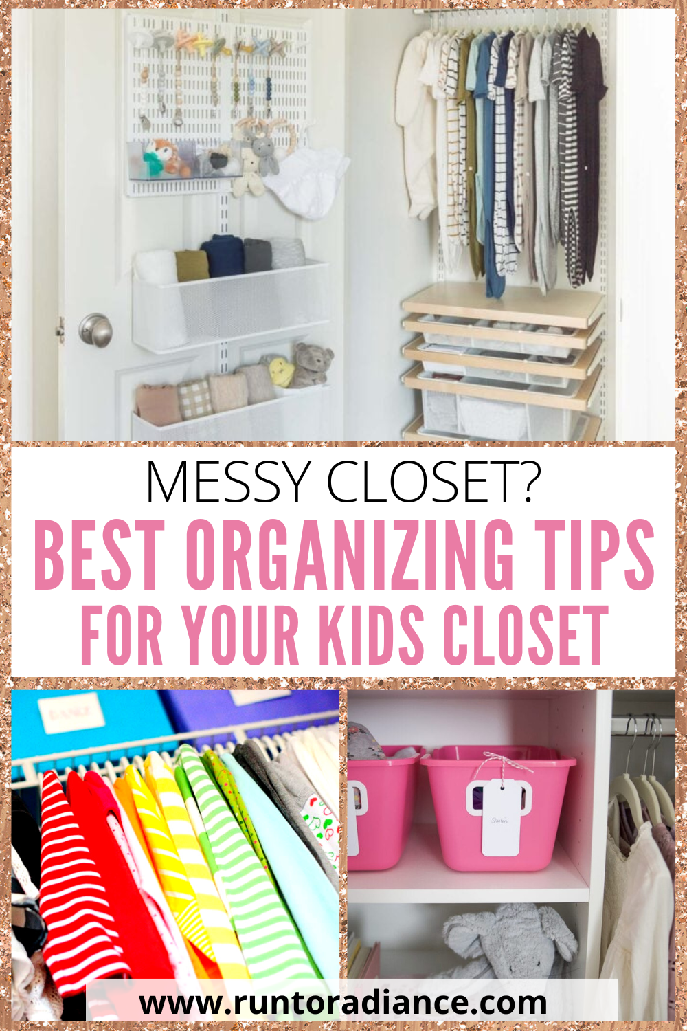 How to Organize Your Kid’s Closet - Run To Radiance