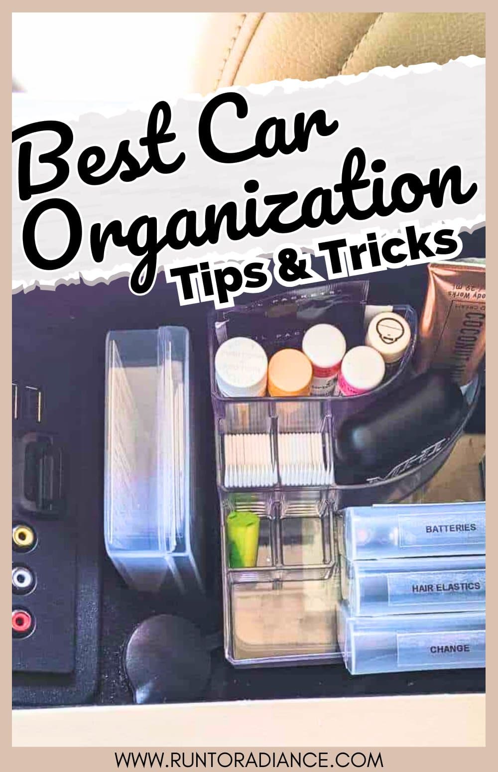 Must-Have Car Organizer Items + Tips - Run To Radiance