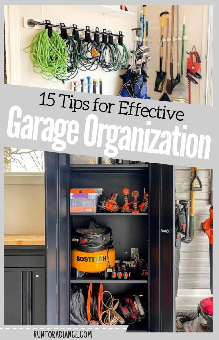 Organized Garage: 15 Must-Have Tips To Transform Your Space - Run To ...