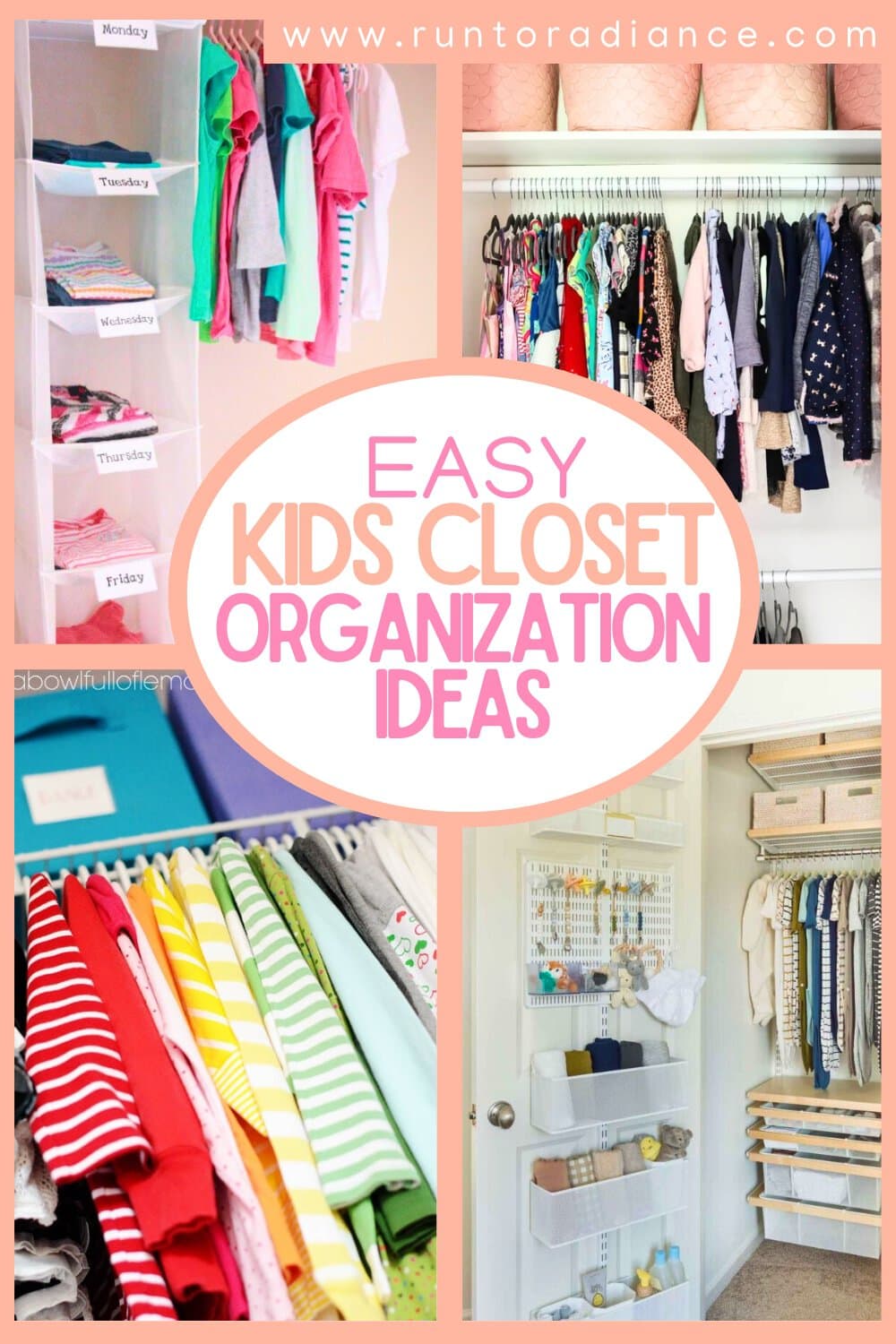 How to Organize Your Kid’s Closet - Run To Radiance