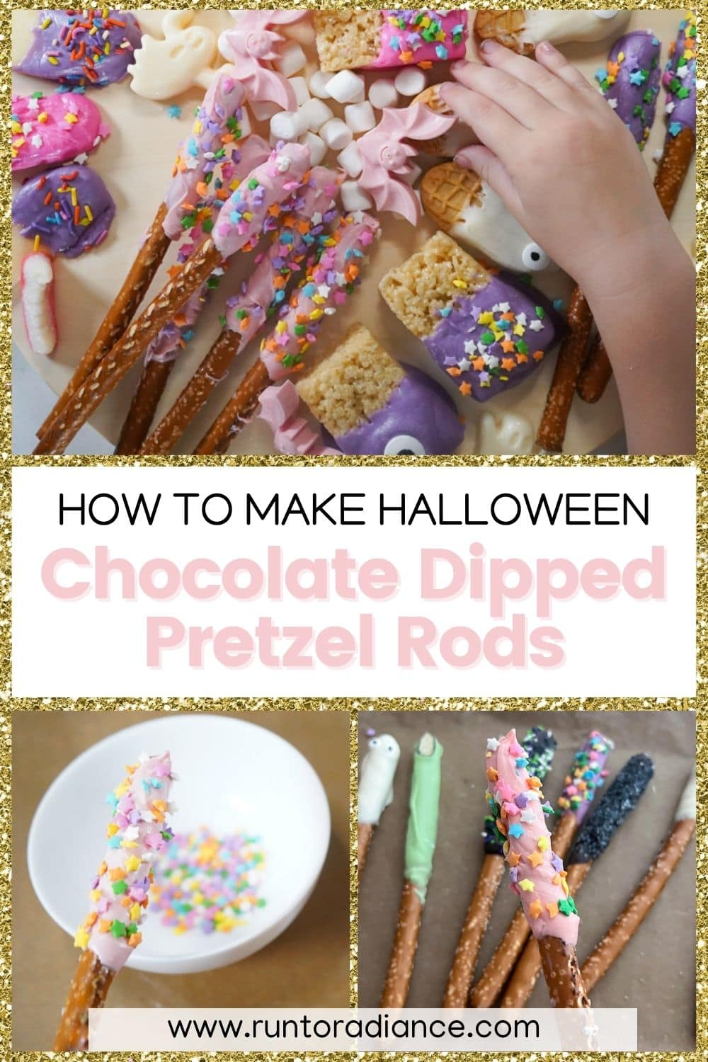 Easy Dipped Pretzel Rods (with Video) - Run To Radiance
