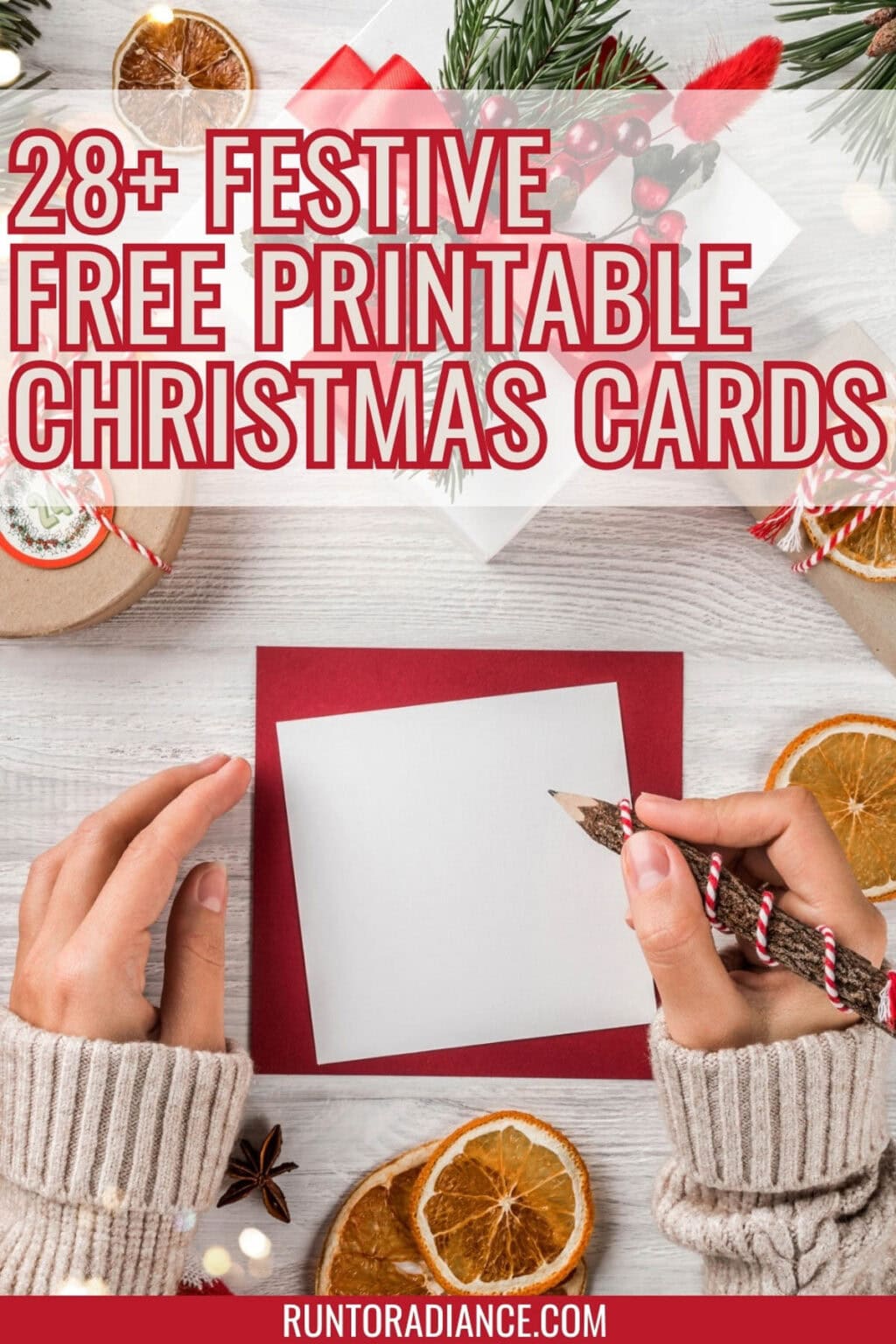 28+ Free Printable Christmas Cards (+ Exactly What to Write in Them ...