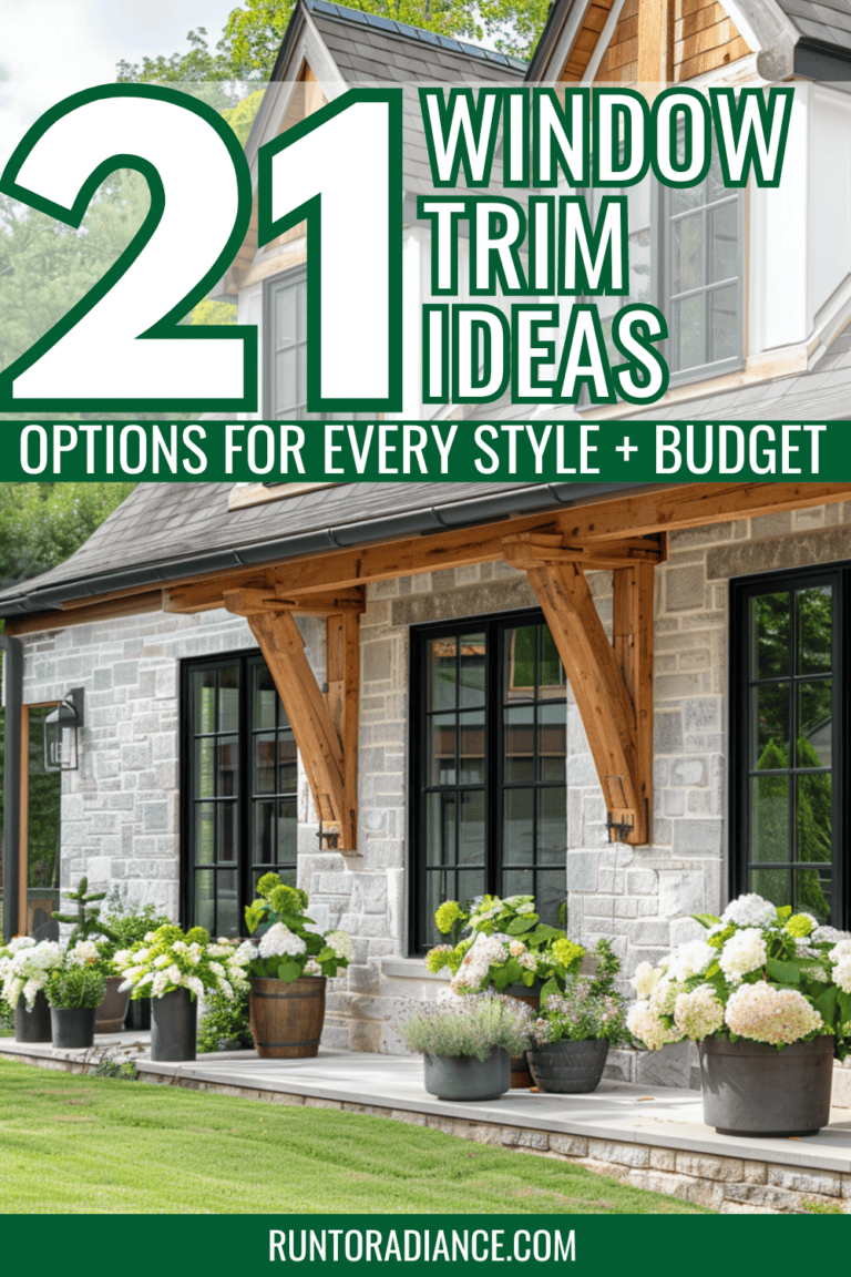 21 Exterior Window Trim Ideas for Serious Curb Appeal - Run To Radiance