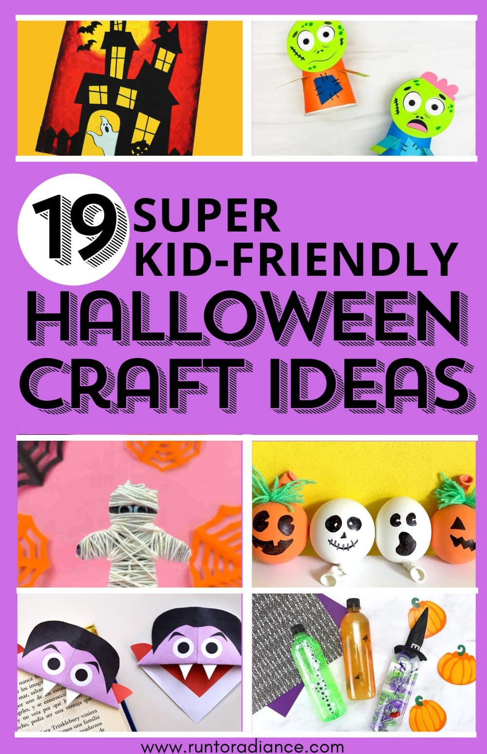 19+ Spooky and Sweet Halloween Crafts for Kids - Run To Radiance