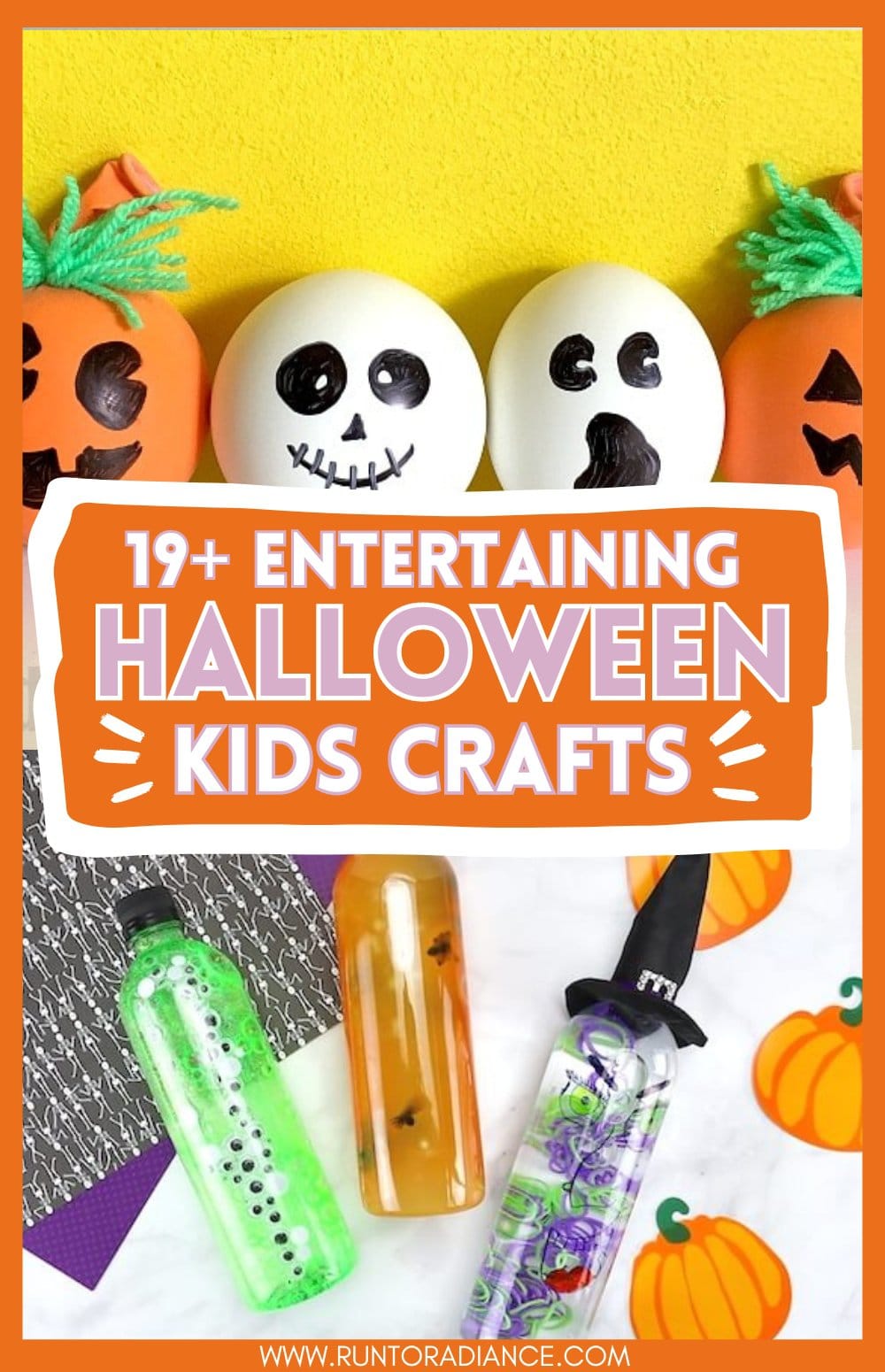 19+ Spooky and Sweet Halloween Crafts for Kids - Run To Radiance