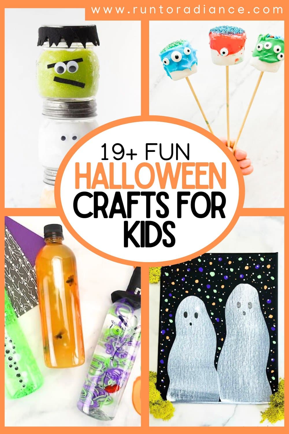 19+ Spooky and Sweet Halloween Crafts for Kids - Run To Radiance