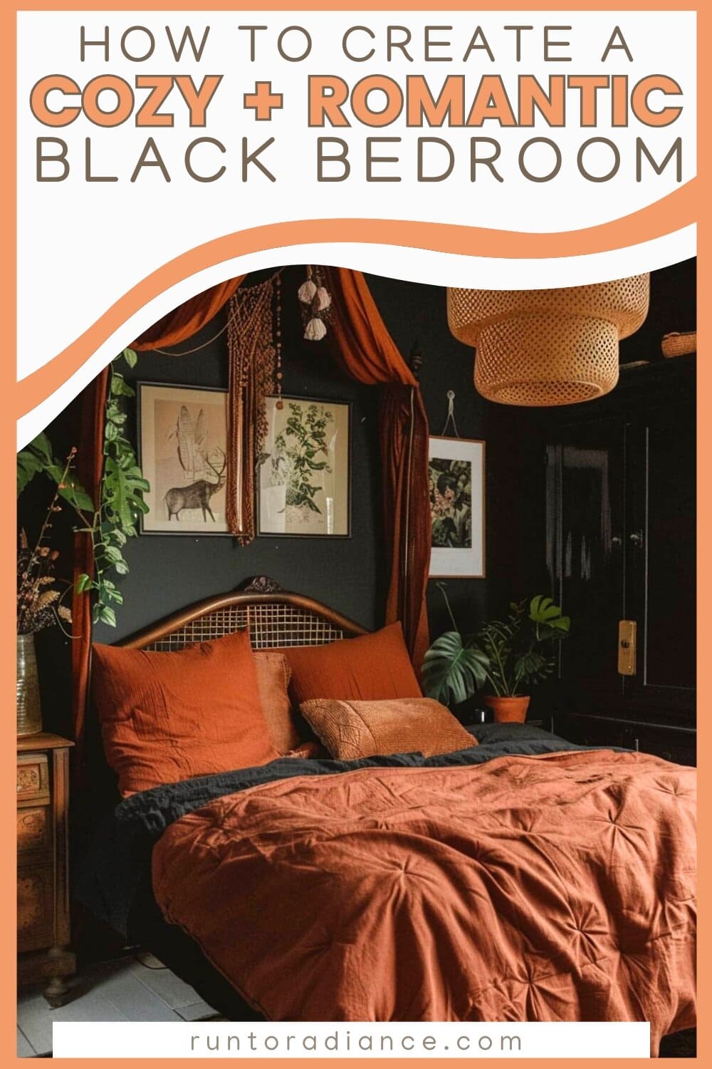 19+ Gorgeous Black Bedroom Ideas to Inspire Your Moody Side - Run To ...