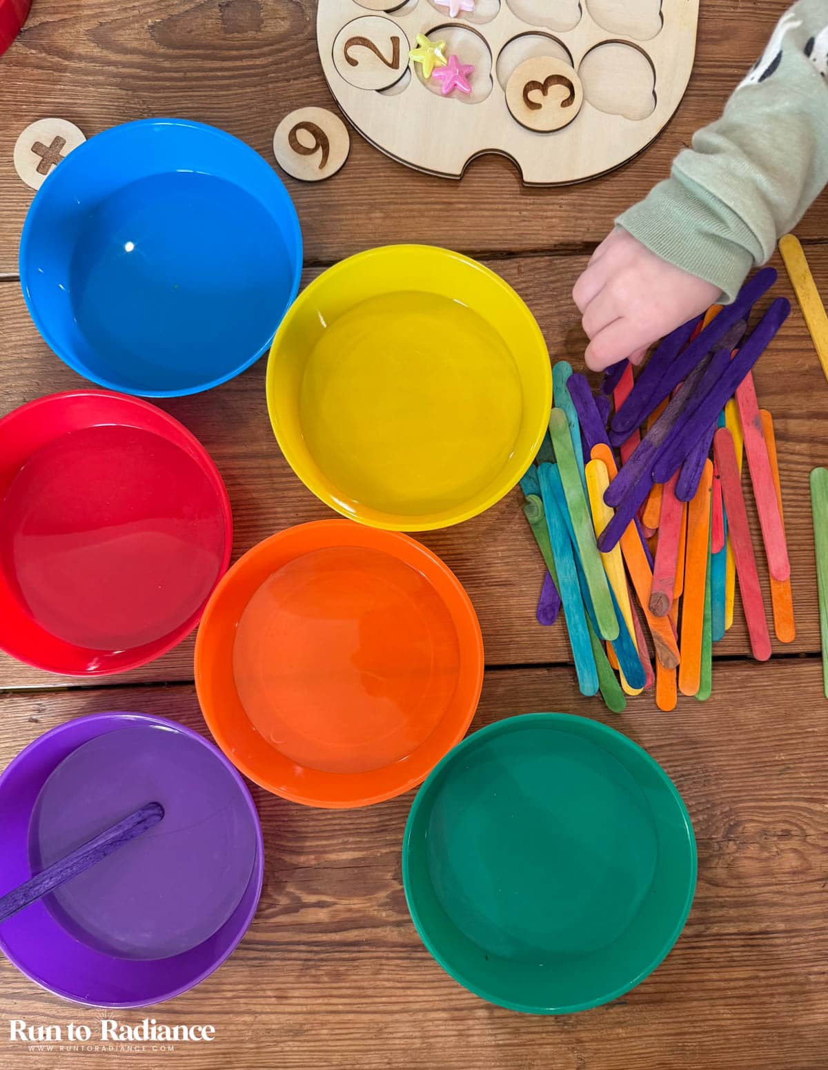 St. Patrick's Day Sensory Bin - Run To Radiance