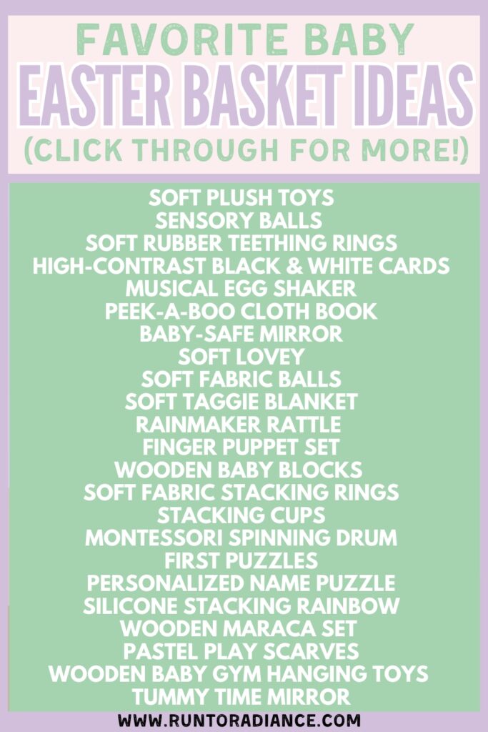 The Cutest Baby Easter Basket Ideas (45+ Practical, Fun Finds!) - Run ...