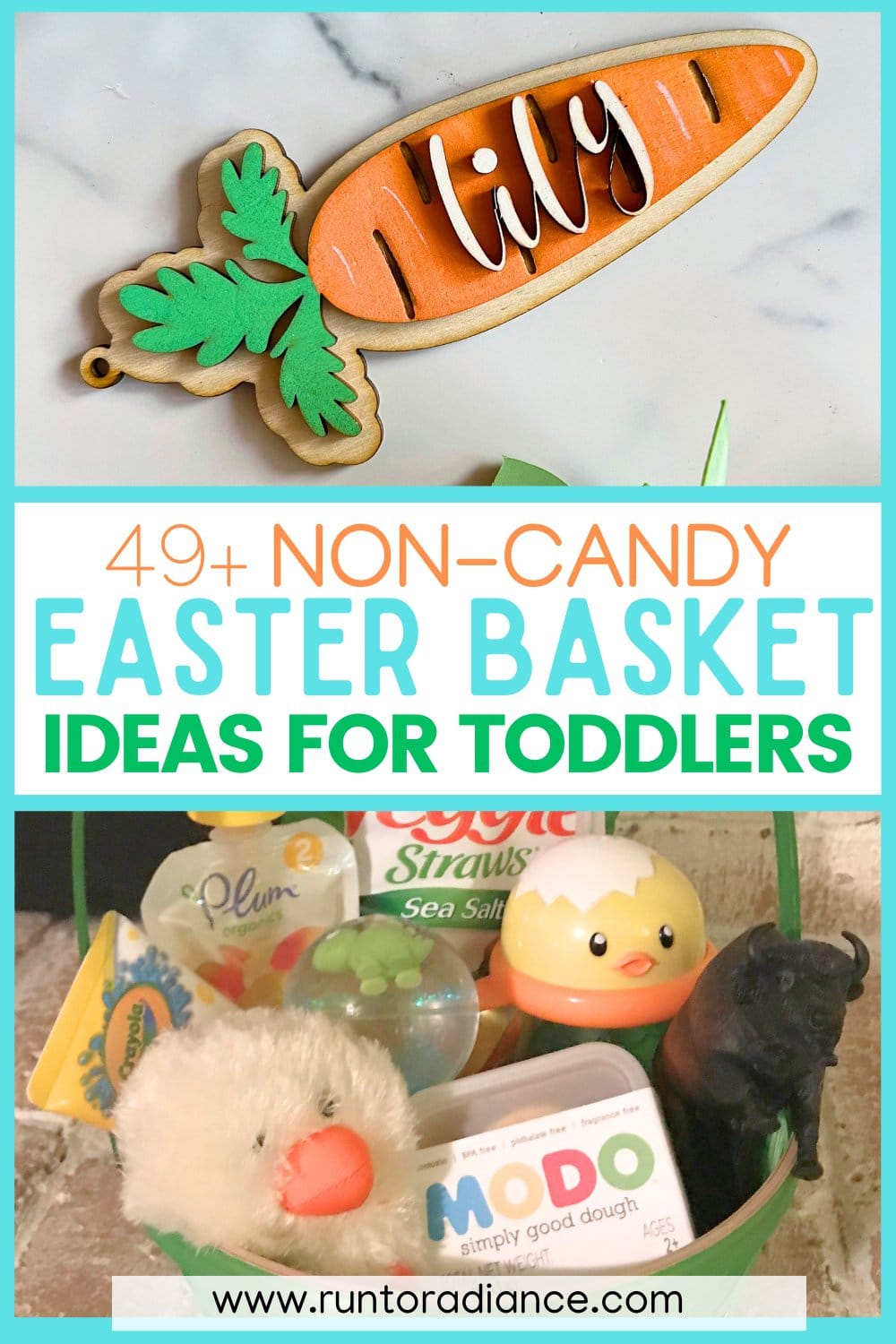 49+ Toddler Easter Basket Ideas (No Candy!) - Run To Radiance