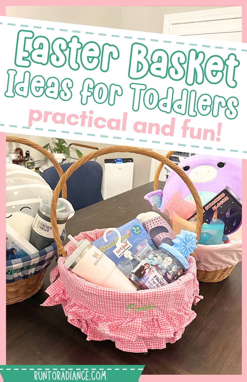 49+ Toddler Easter Basket Ideas (No Candy!) - Run To Radiance