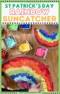 Easy Rainbow Suncatcher (Toddler-Friendly St Patrick's Day Fun) - Run ...