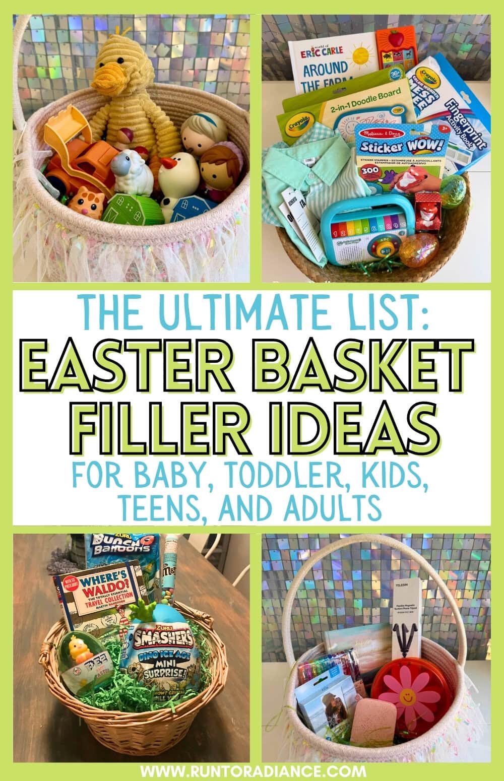 The Best Easter Basket Ideas (70+ Non-Candy Ideas!) - Run To Radiance
