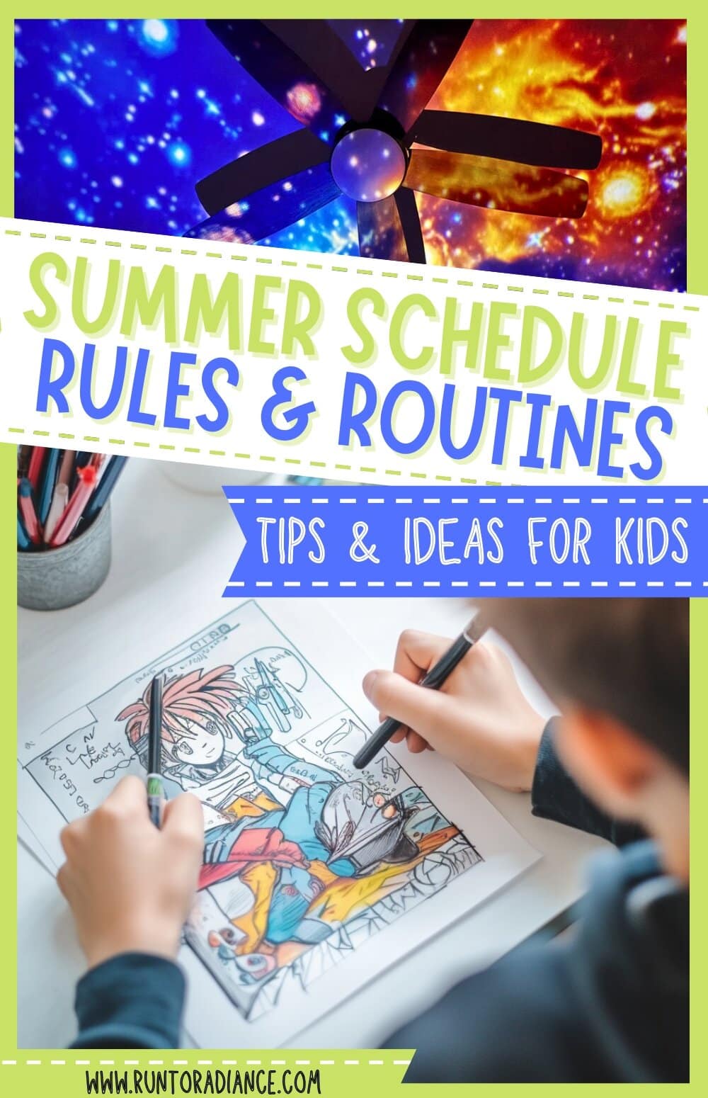 Simple Summer Schedule Ideas to Keep You Sane - Run To Radiance