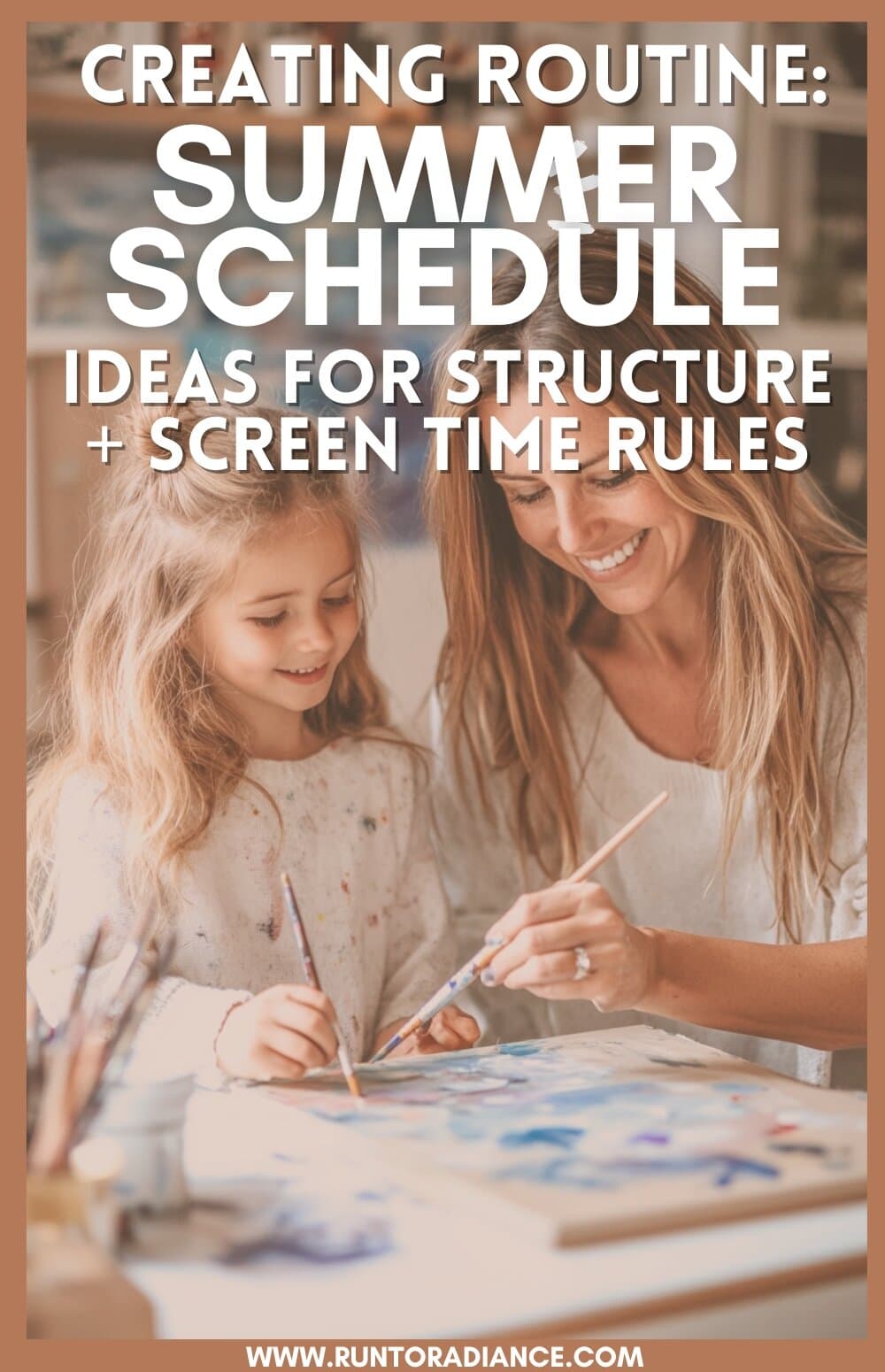 Simple Summer Schedule Ideas to Keep You Sane - Run To Radiance